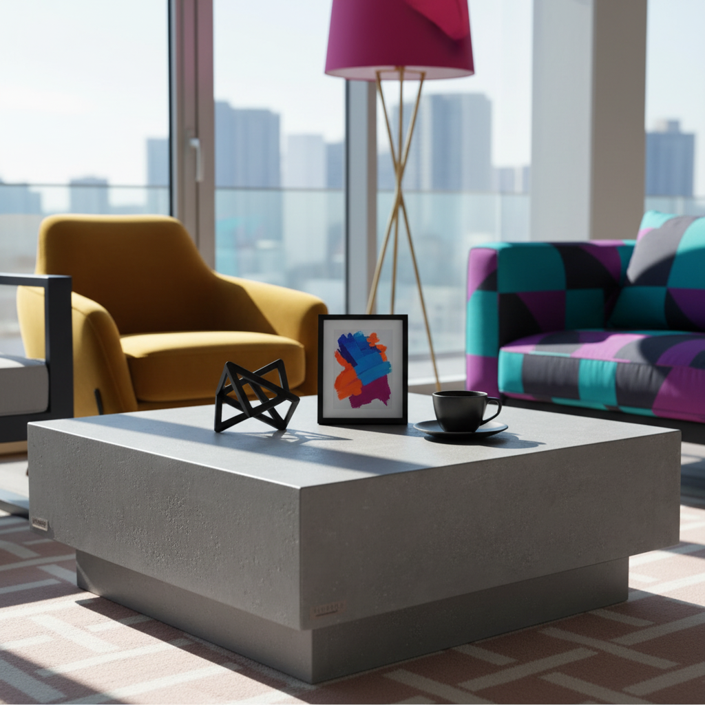 Elementi Tevere Coffee Table Space Grey Outdoor Concrete – Sal's Place
